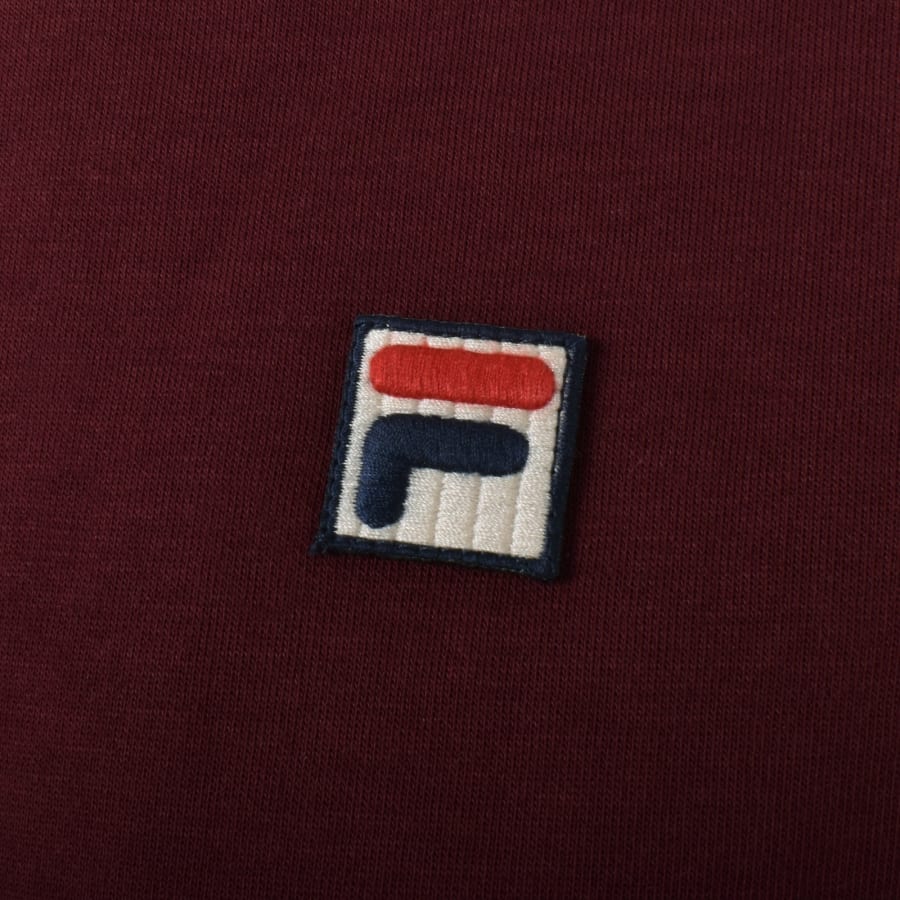 Fila Vintage Settanta Zip Track Top Burgundy